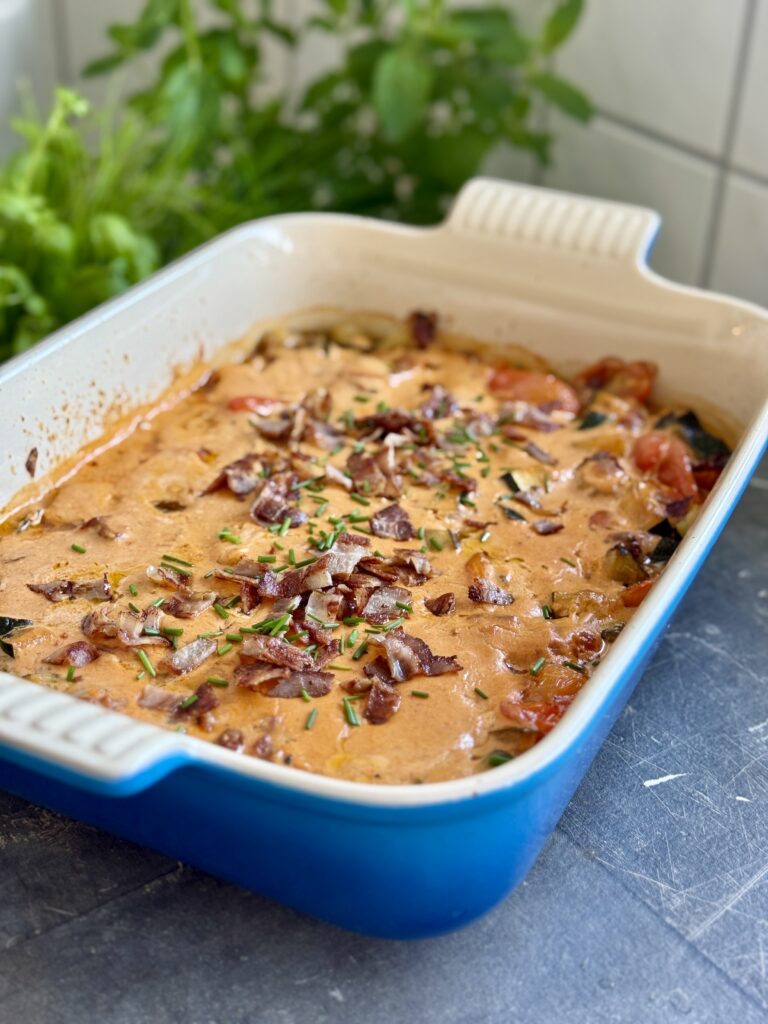 Kylling i fad med tomat - Madmusen