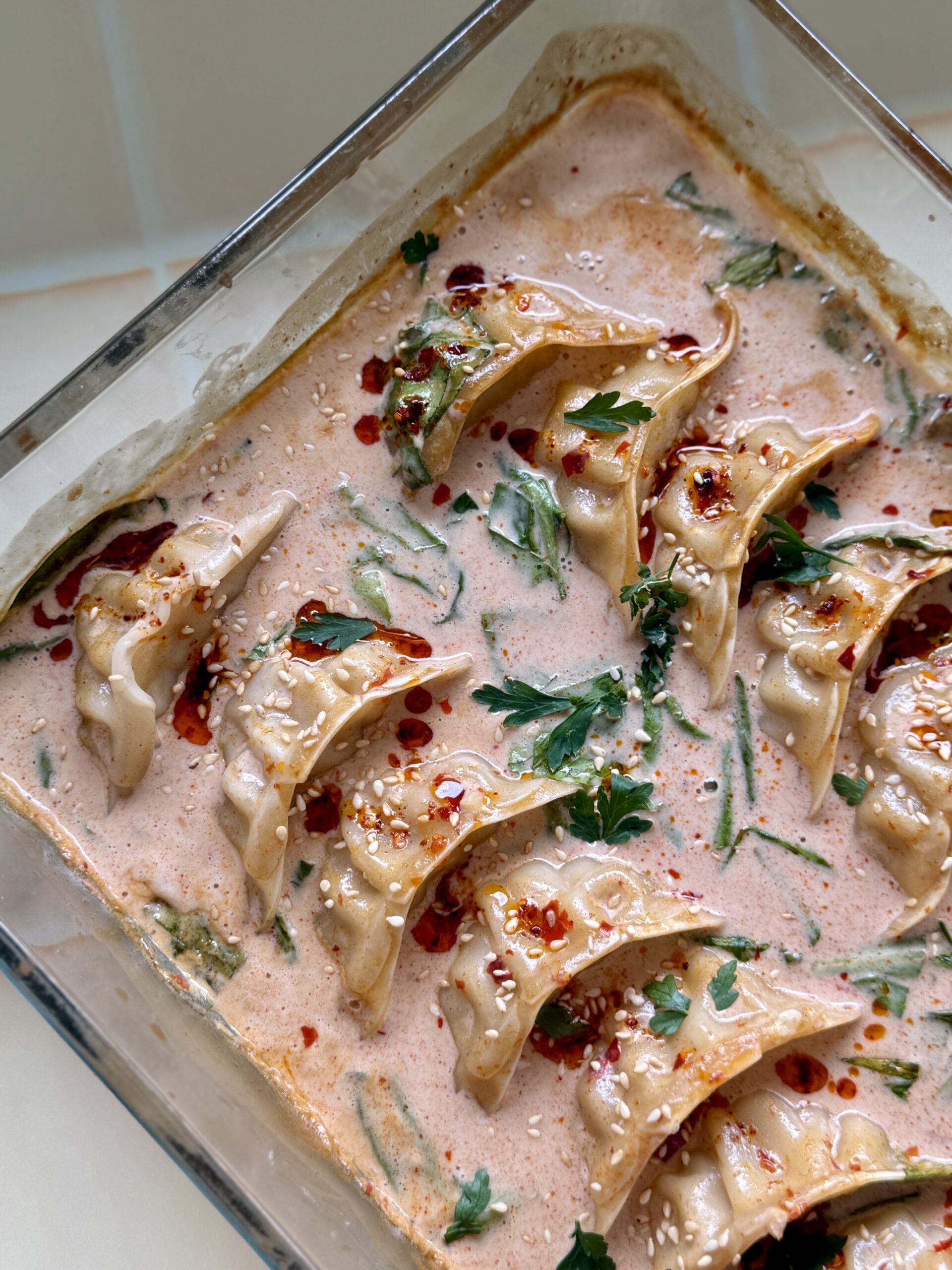 One pan med gyoza | Madmusen